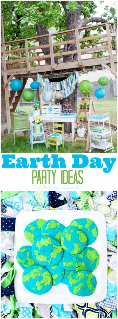 Earth Day Party - Party Ideas from Capturing Joy with Kristen Duke