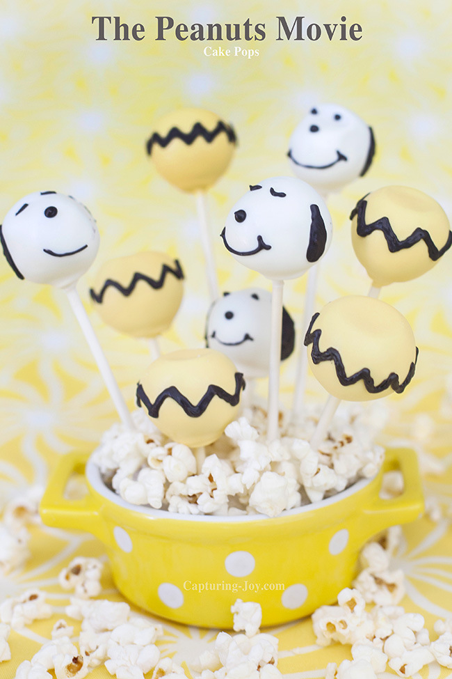 The Peanuts Movie Cake Pops - Capturing Joy with Kristen Duke