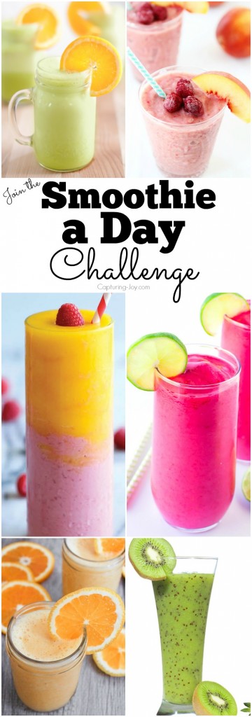 30 Day Smoothie a Day Challenge - Capturing Joy with Kristen Duke